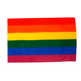 Flagge | Fahne Regenbogen mit Hohlsaum - flaggenfritze.de